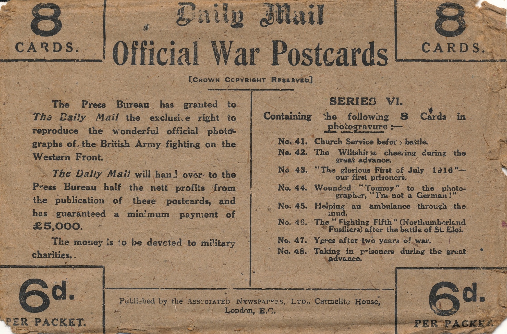 Daily Mail War Postcards | Shining Hours | Nigel French